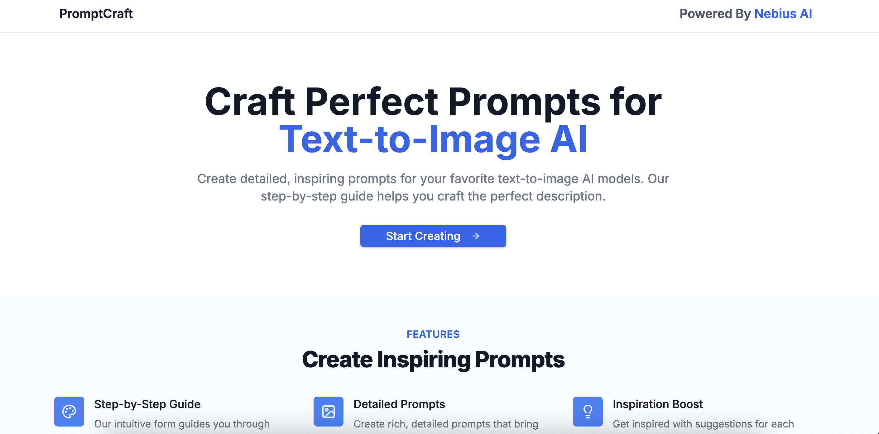 PromptCraft - Create Perfect Text-to-Image Prompts